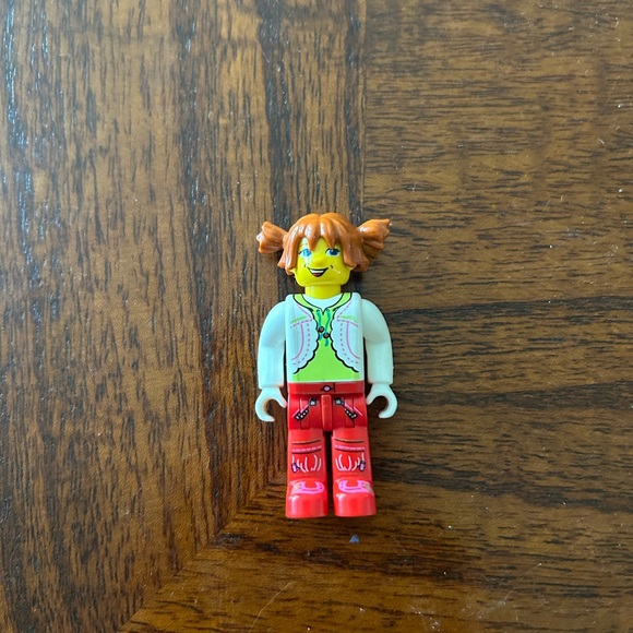 Lego | Toys | Lego Minifigure Brown Hair Pigtails White Torso Female ...